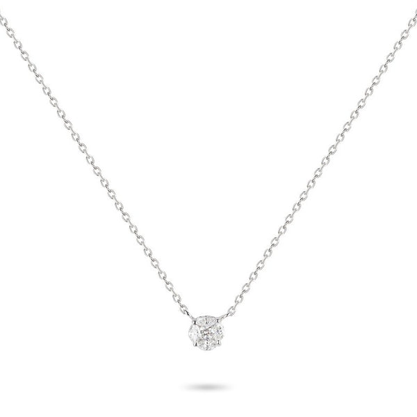 Diamond Cluster Pendant - Petite | Bond Street Jewellers Pty Ltd